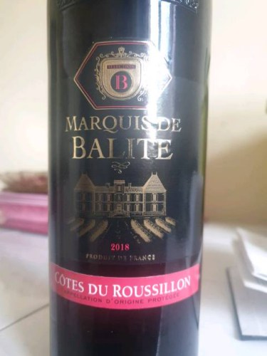 Marquis de Balite Côtes du Roussillon | Vivino US