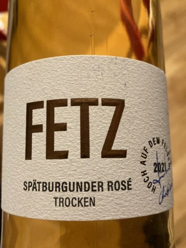 Fetz Spätburgunder Rosé Trocken | Vivino US