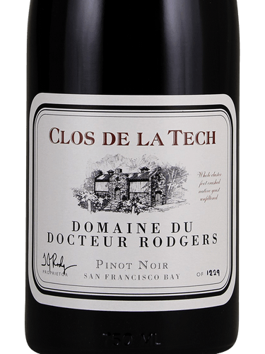 Clos de la Tech Domaine du Docteur Rodgers Pinot Noir | Vivino English