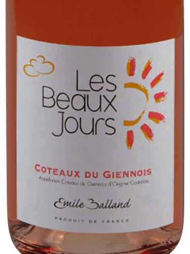 Emile Balland Les Beaux Jours Coteaux du Giennois Rosé | Vivino US