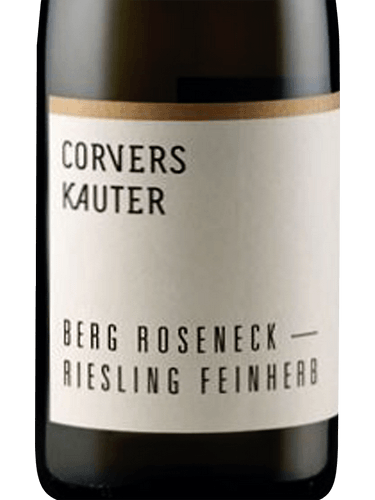Corvers Kauter Berg Roseneck Riesling Feinherb | Vivino 日本