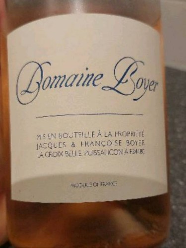 Domaine Boyer Rosé | Vivino US