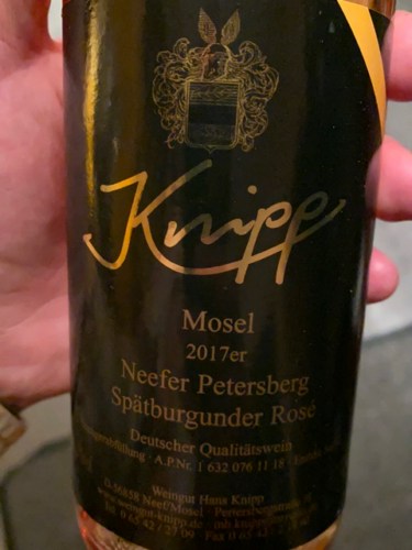 Knipp Neefer Petersberg Spätburgunder Rosé | Vivino US