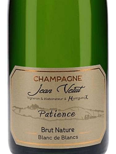 Jean Velut Patience Blanc de Blancs Brut Nature Champagne | Vivino ...