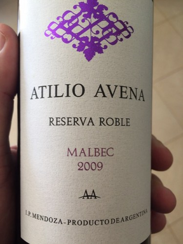 Atilio Avena Reserva Roble Malbec | Vivino 日本
