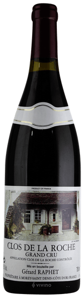 Gérard Raphet Clos de la Roche Grand Cru | Vivino 日本