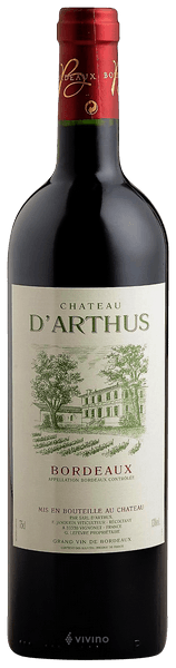 Château d'Arthus Bordeaux | Vivino English