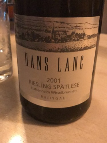 Hans Lang Hattenheim Wisselbrunnen Riesling Spätlese | Vivino US