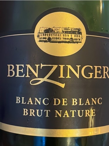 Benzinger Blanc de Blanc Brut Nature | Vivino US