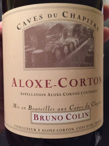 2013 Bruno Colin Caves du Chapitre Aloxe-Corton | Vivino US