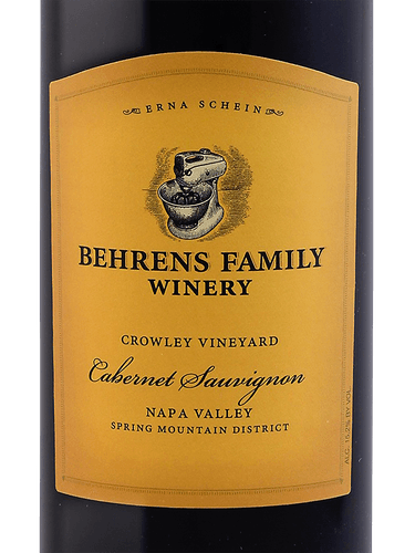 Behrens Family Winery Crowley Vineyard Cabernet Sauvignon | Vivino