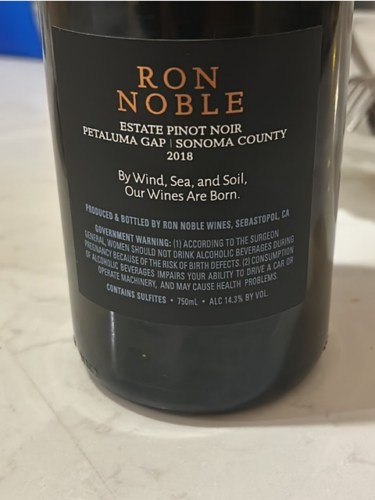 Ron Noble Estate Pinot Noir | Vivino US