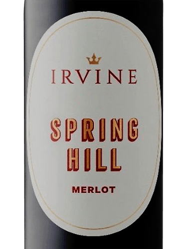 Irvine Spring Hill Merlot | Vivino France