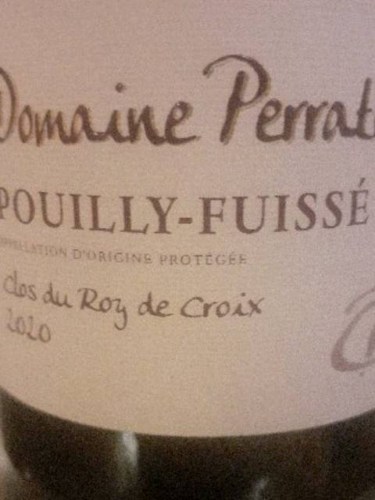 Domaine Perraton Frères Clos du Roy de Croix Pouilly-Fuissé | Vivino 日本