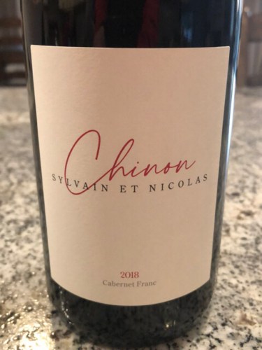 2018 Sylvain Et Nicolas Chinon Cabernet Franc | Vivino US