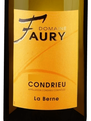 Domaine Faury La Berne Condrieu | Vivino US