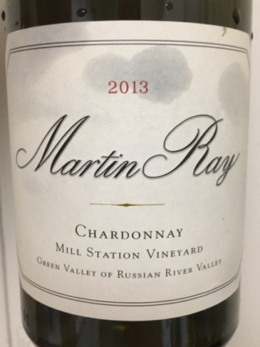 Martin Ray Mill Station Vineyard Chardonnay | Vivino US
