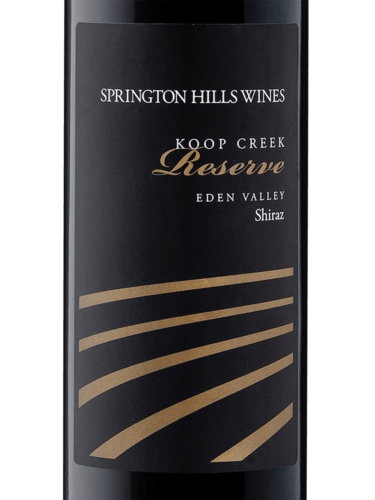 Springton Hills Koop Creek Reserve Shiraz | Vivino US