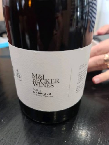 M&J Becker Hillview Vineyard Nebbiolo | Vivino US