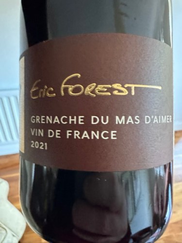 Eric Forest Grenache du Mas d'Aimer | Vivino US