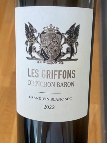 Château Pichon Baron Les Griffons de Pichon Baron Blanc Sec | Vivino ...