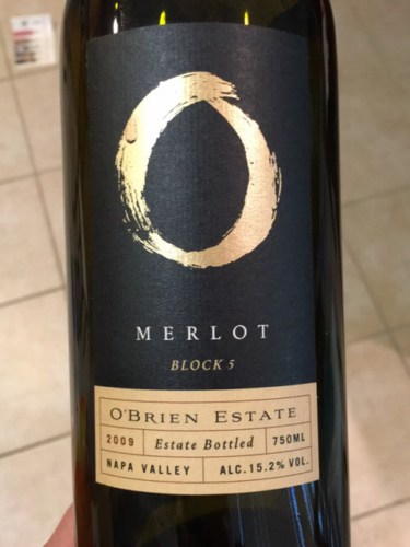 O'Brien Estate Block 5 Merlot | Vivino US