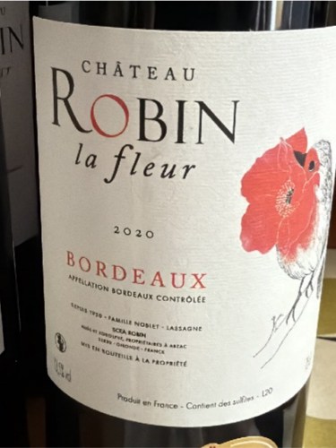 Château Robin La Fleur Bordeaux | Vivino Sverige