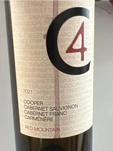 Cooper Wine C4 Red Blend | Vivino English