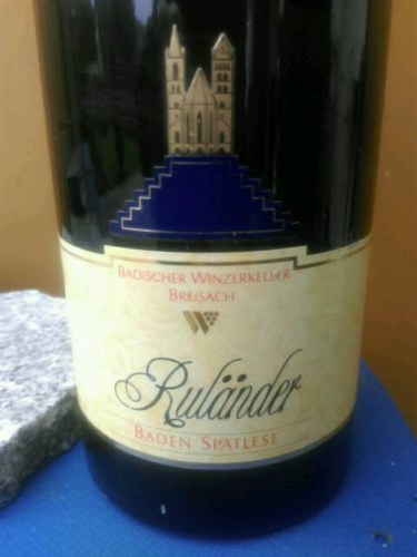 Badischer Winzerkeller Breisacher Eckartsberg Ruländer Spätlese | Vivino US