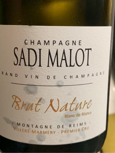 Sadi Malot Blanc de Blancs Brut Nature Champagne | Vivino US