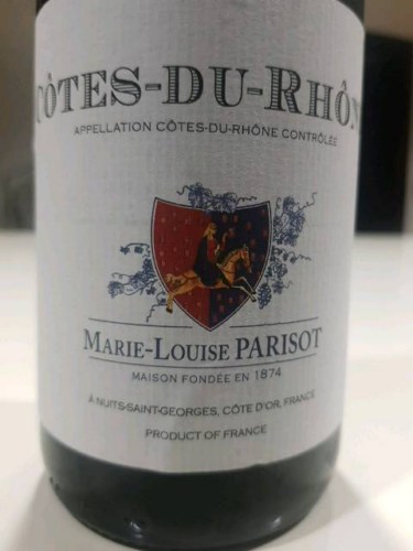 Marie-Louise Parisot Côtes du Rhône | Vivino English