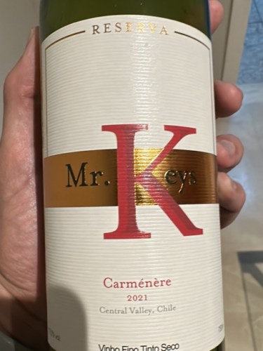 Mr. Keys Reserva Carménère | Vivino United States