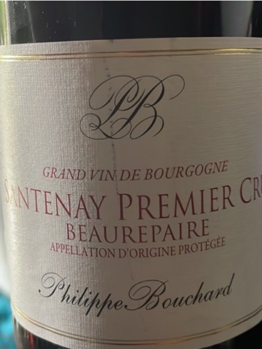 Philippe Bouchard Santenay 1er Cru 'Beaurepaire' | Vivino US