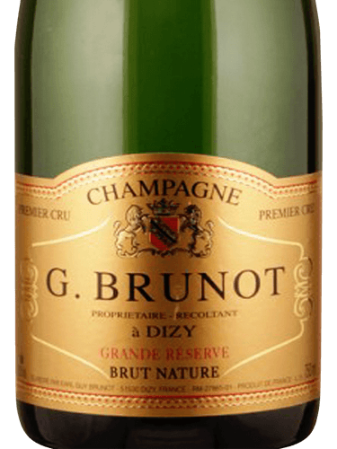 Guy Brunot Grande Réserve Brut Nature Champagne Premier Cru | Vivino US