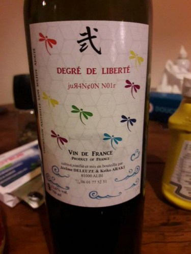 Jérôme Deleuze & Keiko Araki Degré de Liberté Jurançon Noir | Vivino US