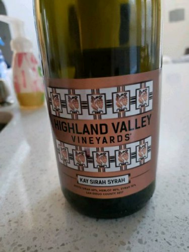 Highland Valley Kay Sirah Syrah | Vivino US