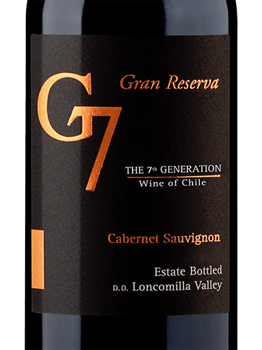 2016 The 7th Generation - G7 Gran Reserva Cabernet Sauvignon | Vivino US