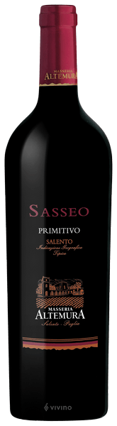 2002 Masseria Altemura Sasseo Primitivo Salento | Vivino US