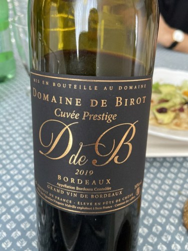 Domaine de Birot Cuvée Prestige Bordeaux | Vivino US