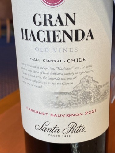 Santa Rita Gran Hacienda Old Vines Cabernet Sauvignon | Vivino English