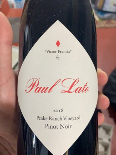 Paul Lato Victor Francis Peake Ranch Vineyard Pinot Noir | Vivino Canada