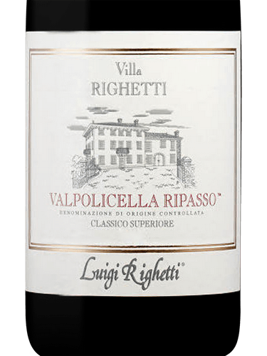 Luigi Righetti Villa Righetti Valpolicella Ripasso Classico Superiore ...