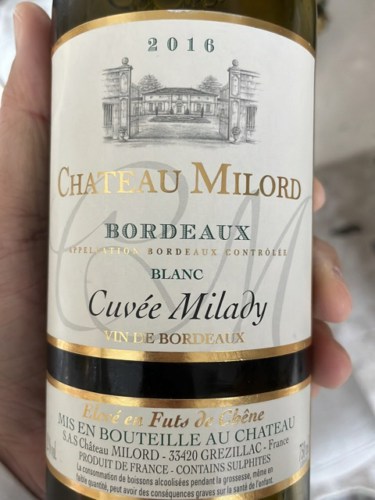 2016 Château Milord Cuvée Milady Bordeaux Rouge | Vivino US
