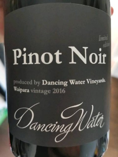 Dancing Water Limited Edition Pinot Noir | Vivino US