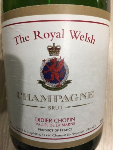 Didier Chopin The Royal Welsh Brut Champagne | Vivino United Kingdom