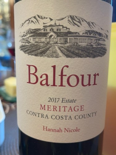 Hannah Nicole Balfour Estate Meritage | Vivino US