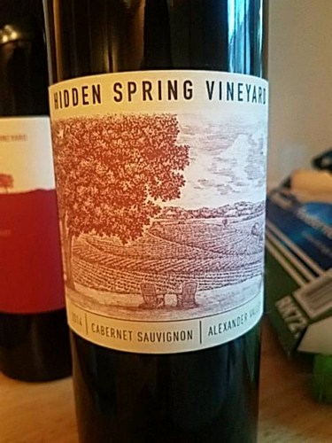 2018 Hidden Spring Vineyard Cabernet Sauvignon | Vivino US