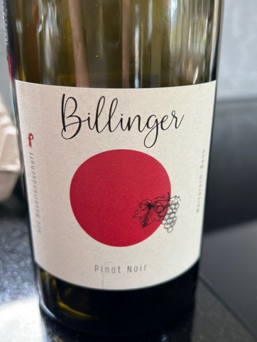Billinger Pinot Noir | Vivino US