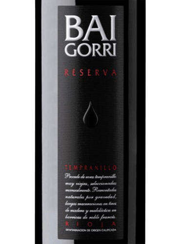 Baigorri Reserva Rioja Tempranillo | Vivino English
