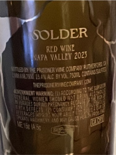 The Prisoner Solder Red | Vivino US